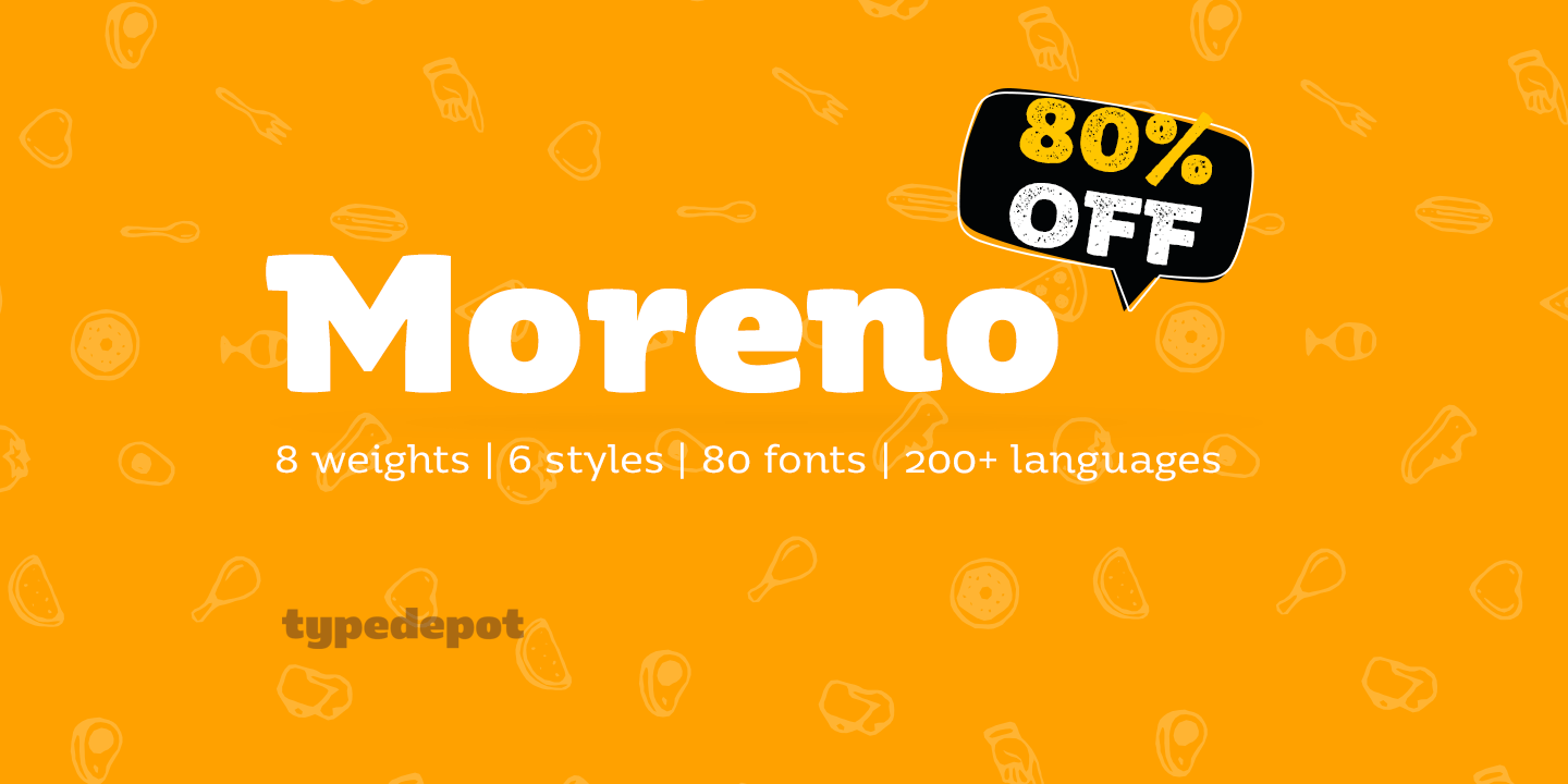 Moreno Font Free by Typedepot » Font Squirrel